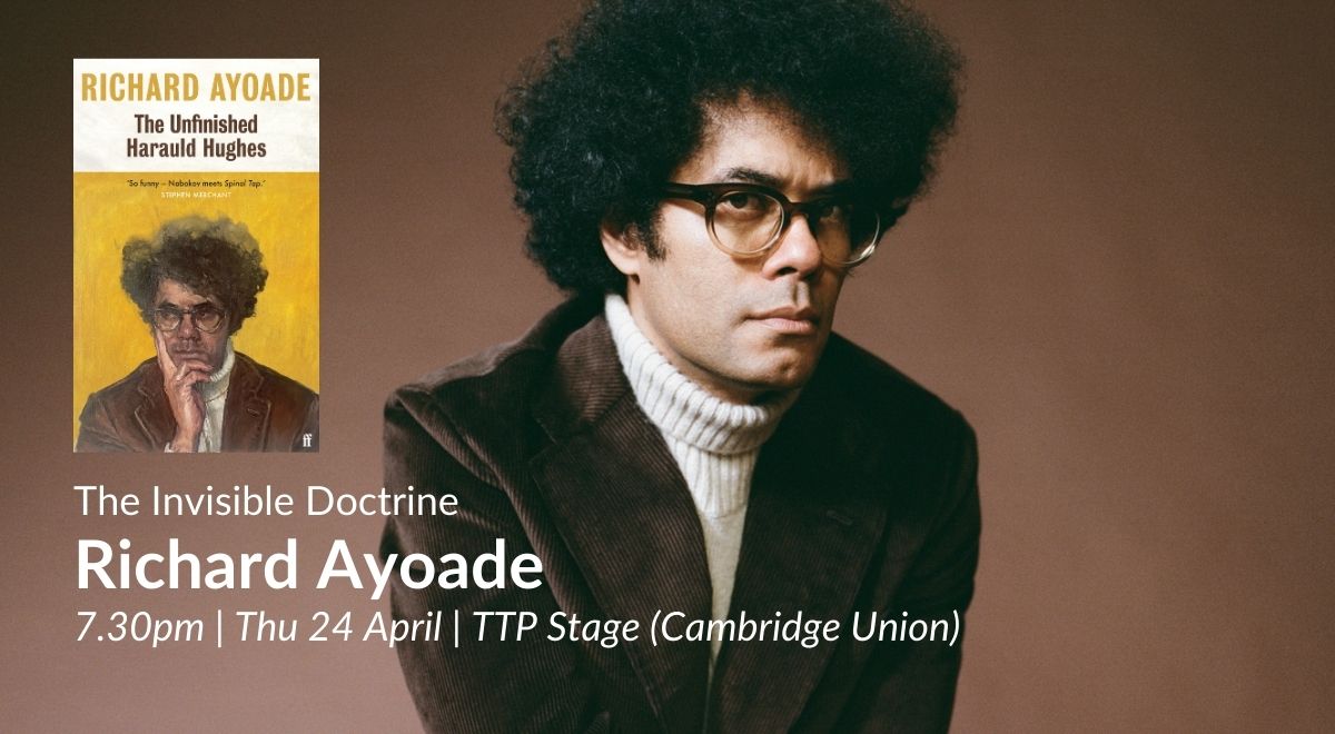 Richard Ayoade | The Unfinished Harauld Hughes - Cambridge Literary ...